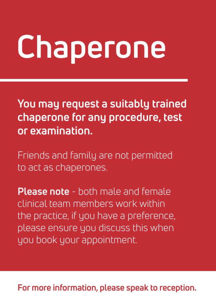 Chaperones – Talke Clinic